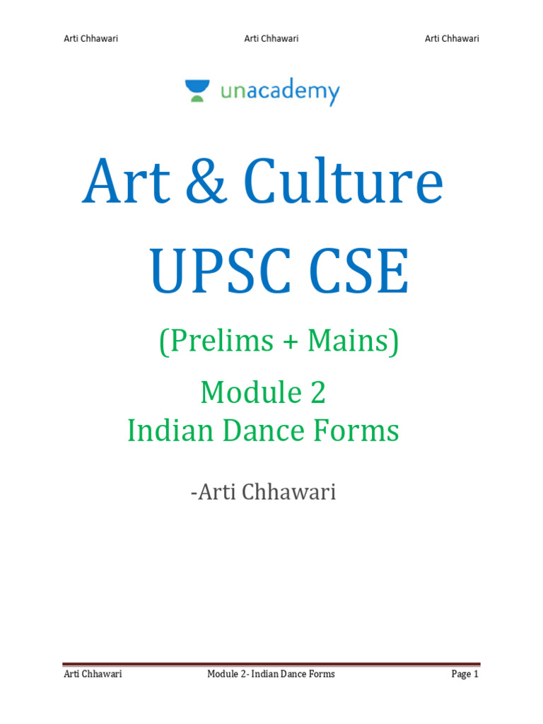 Worksheet 7 Indian Dance Forms | PDF | Dances | Performing Arts