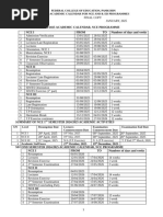 Temasek Polytechnic Academic Calendar 2025 | PDF