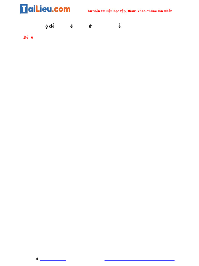 Bo de Thi Tuyen Sinh Lop 10 Mon Tieng Anh 2020 | PDF | Mark Twain