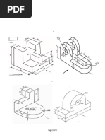 Orthographic Projection Practice Exercises | PDF | 3 D Computer ...
