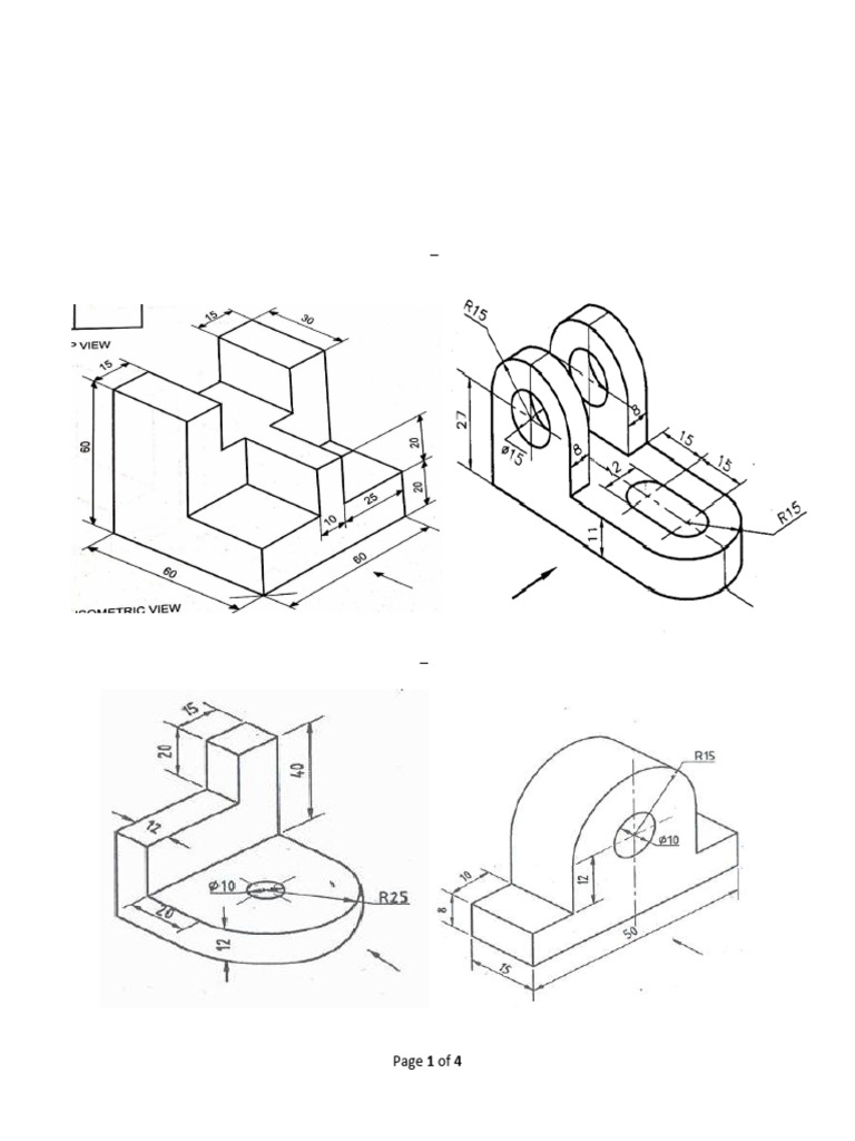 Engineering Graphics - Ortho | PDF