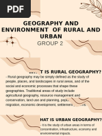Difference Between Rural and Urban Upsc Notes 41 | PDF | Rural Area ...