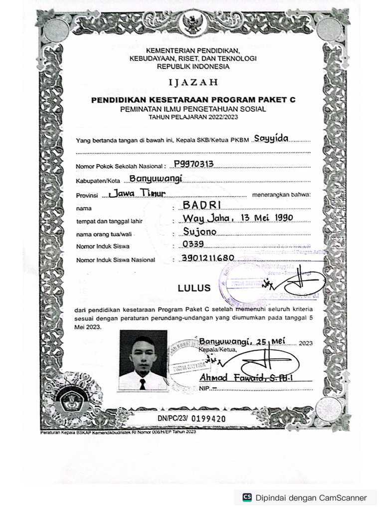 Contoh Legalisir Yg Benar | PDF