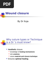 Laceration Repair: Suture Types & Techniques | PDF | Surgical Suture ...