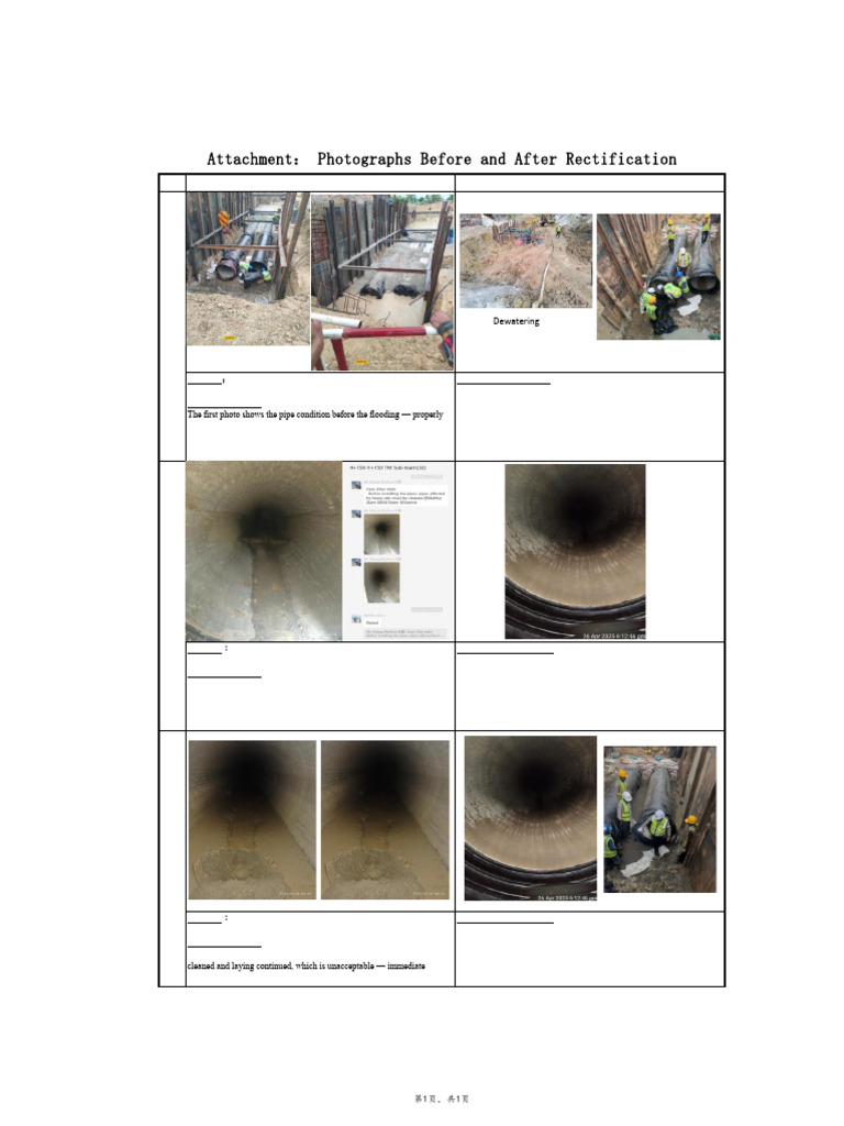 26.04.2025 Rectification Reply - Pipe Cleaning | PDF