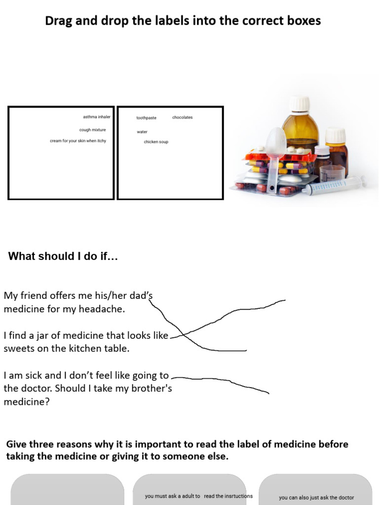 Kami Export - Worksheet 2.2 (Medicines) | PDF