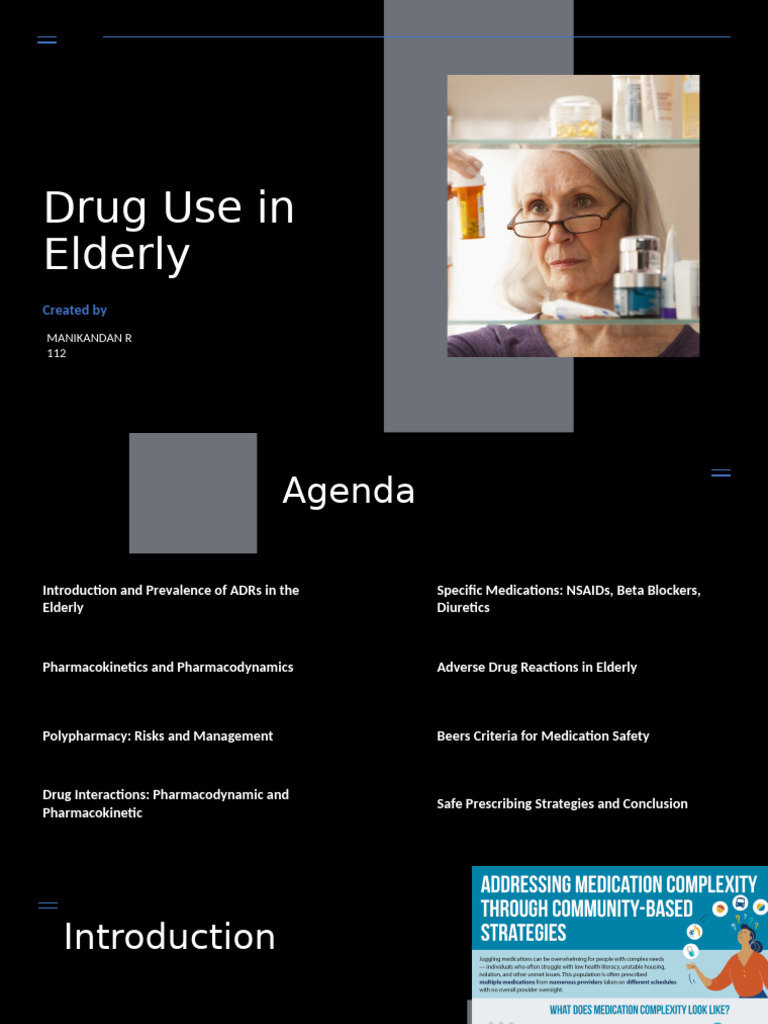 Elderly Drug Use: Risks and Management | PDF | Nonsteroidal Anti ...