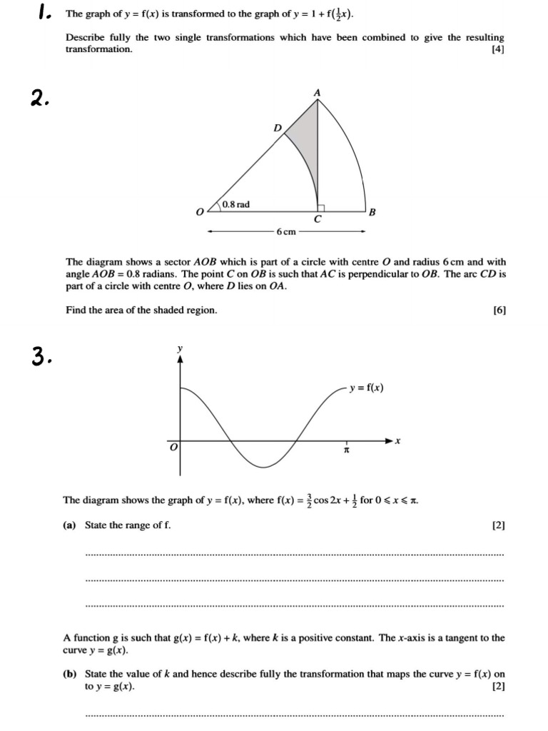 Transformations and Areas in Geometry | PDF | Circle | Elementary ...