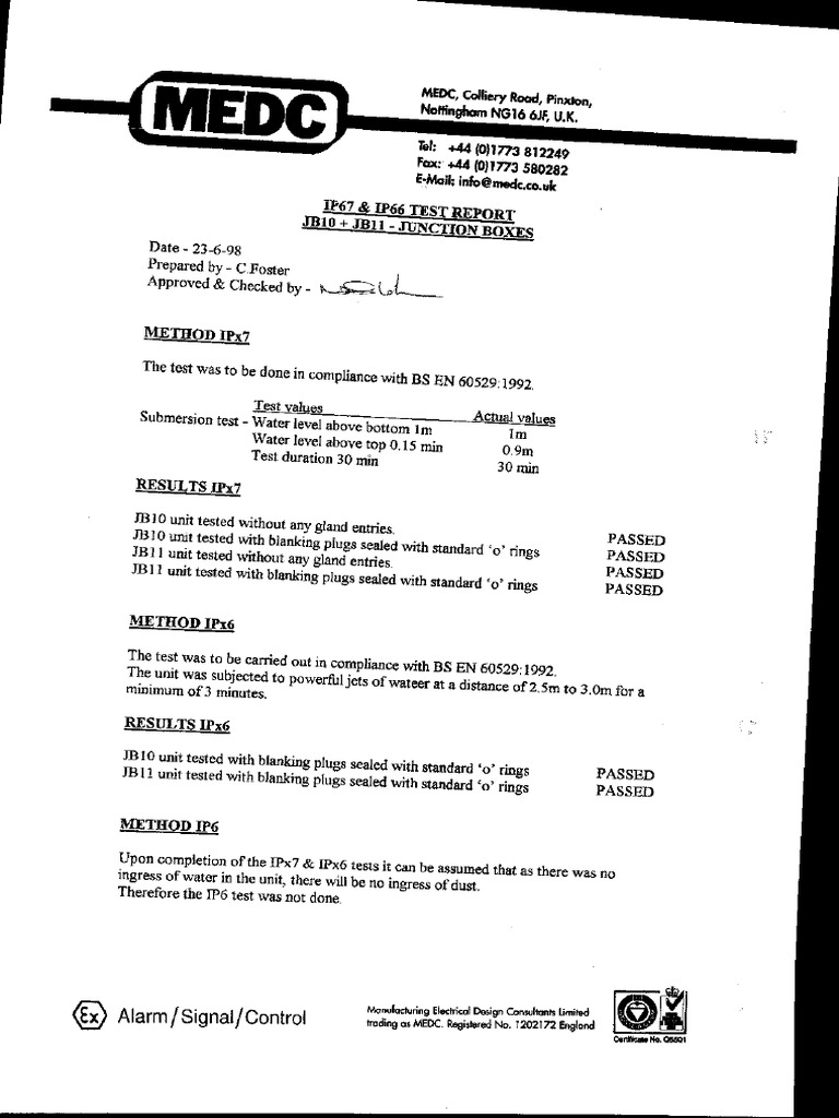 IP Certificate | PDF