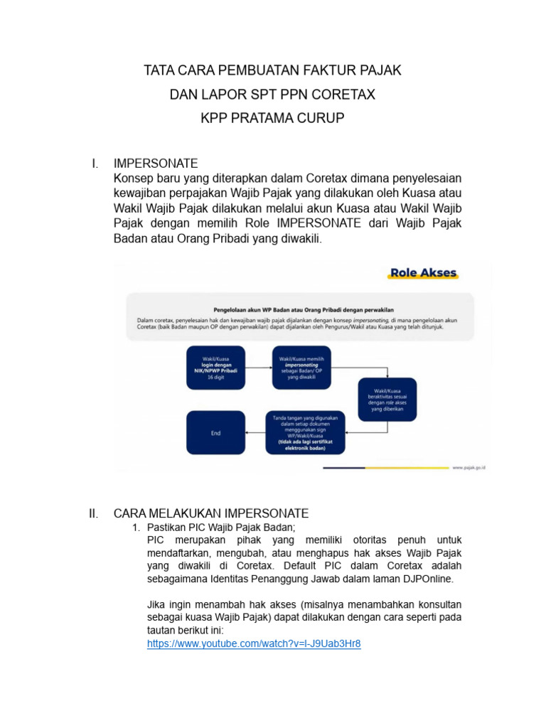 Panduan Faktur Pajak dan SPT PPN Coretax | PDF