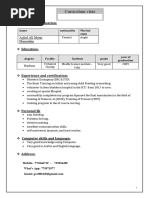 DACAR Job Application Form Template | PDF