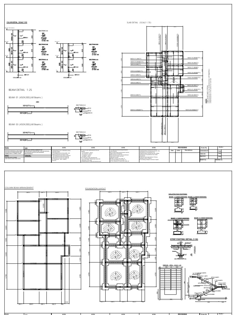 Structural Drawing 1 Bw-njenga | PDF | Concrete | Architectural Elements