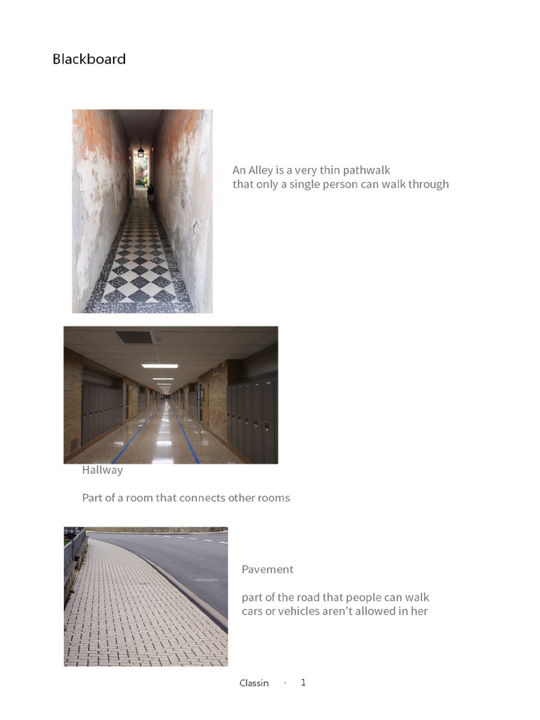 Hallway - Alley - Pavement | PDF