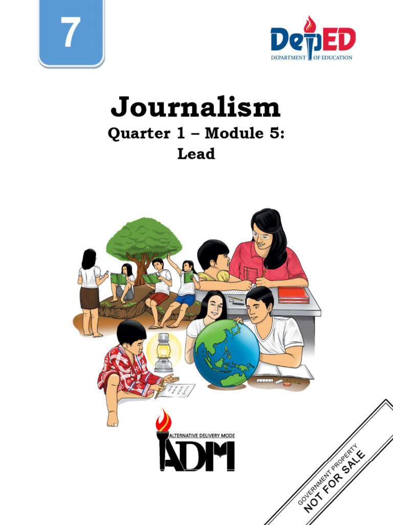Journalism 7 - Q1 - Wk5 - Write Conventional and Novelty Leads - CR - GR - QA | PDF