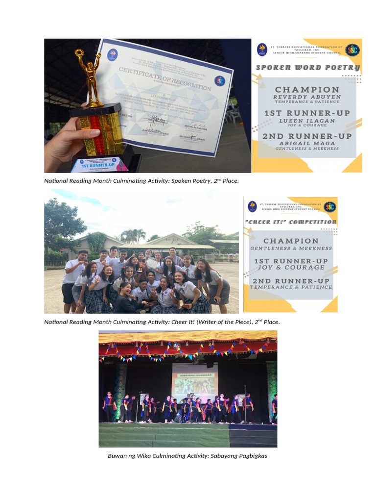 National Reading Month Culminating Activity | PDF