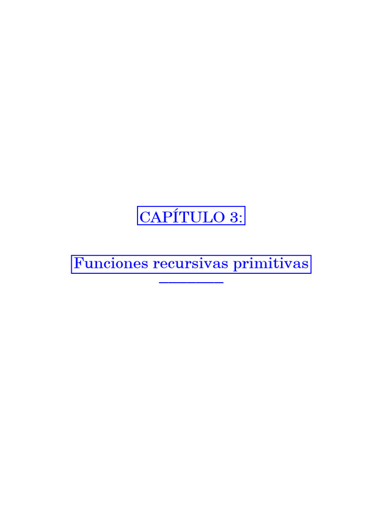 Capitulo 3 | PDF | Recursividad | Función (Matemáticas)