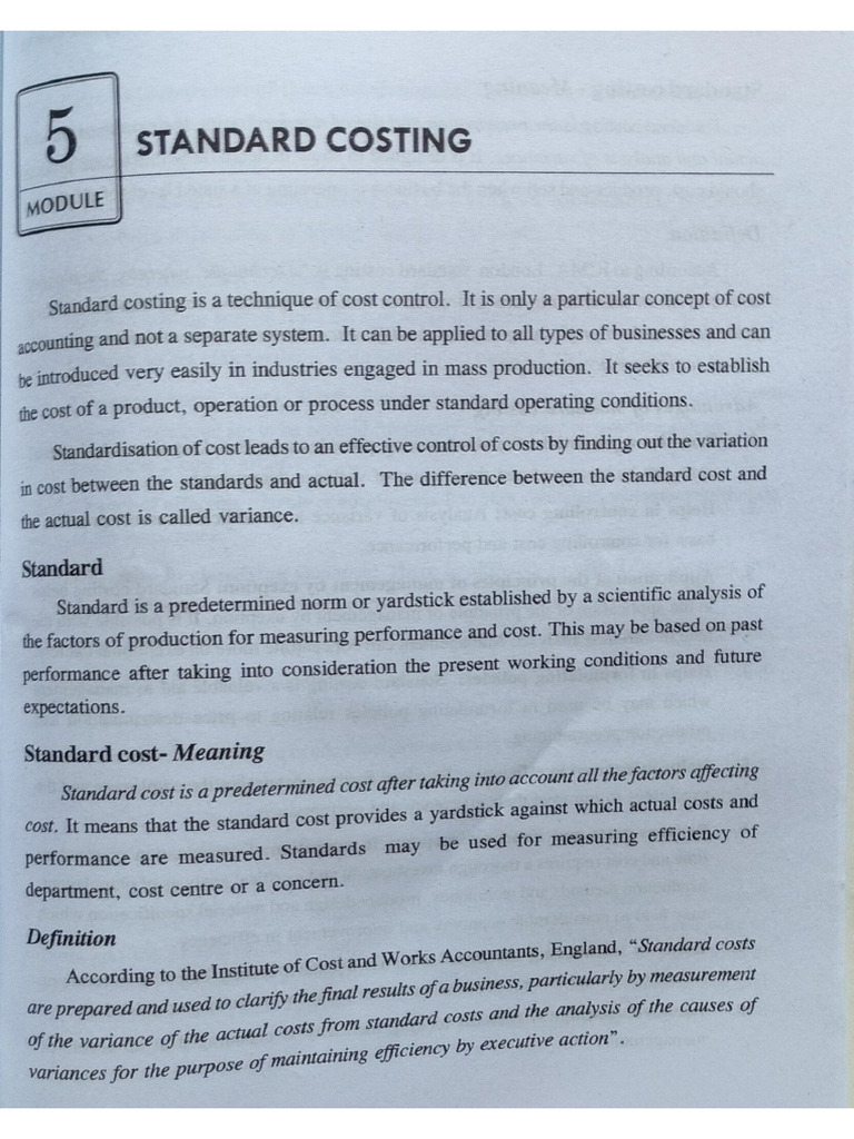 Applied Costing Module 5 | PDF