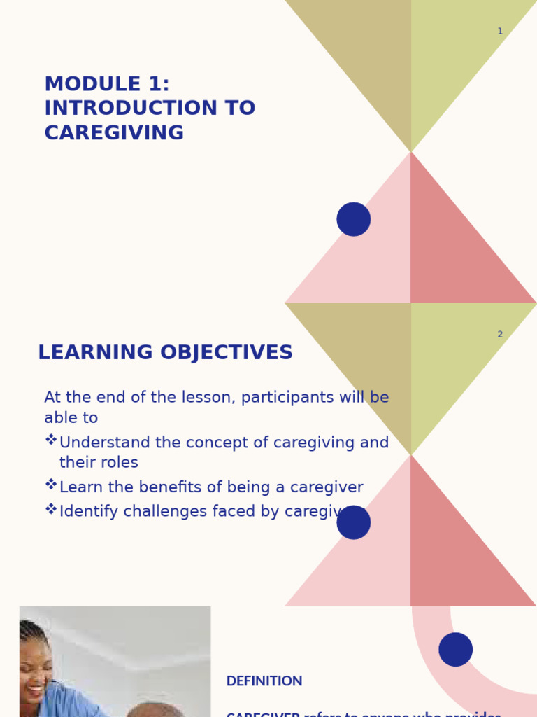 Module 1 - Introduction To Caregiving | PDF | Caregiver | Empathy