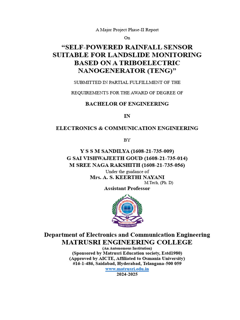 Major Project Phase 2 Report Final 3 | PDF | Internet Of Things