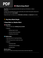 Deep Work | PDF | Psychology | Psychological Concepts