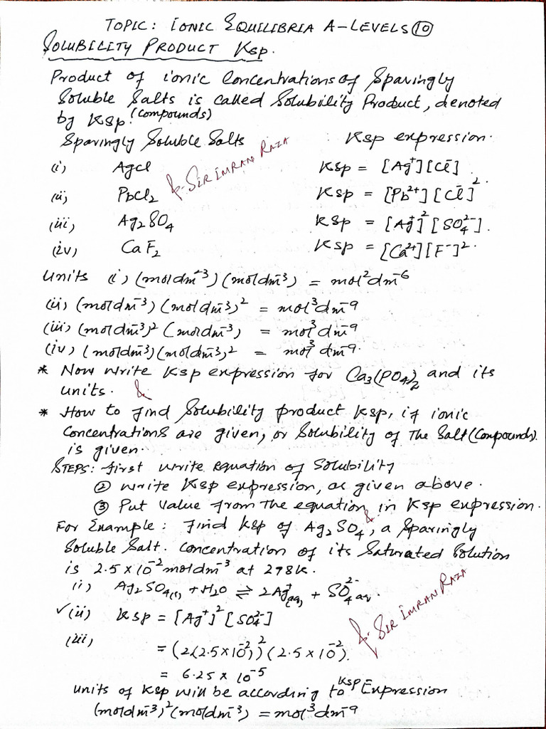 Ionic Equilibria (Contd 3) | PDF