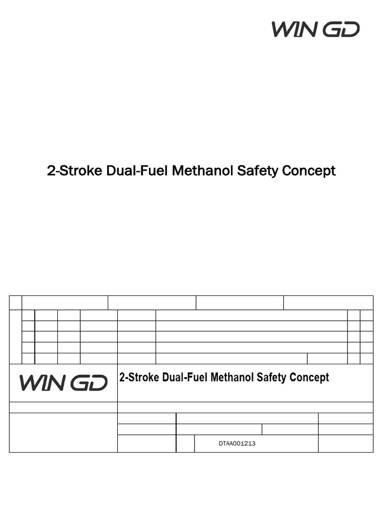 2 Stroke Dual Fuel Methanol Safety Concept | PDF | Fuel Injection ...