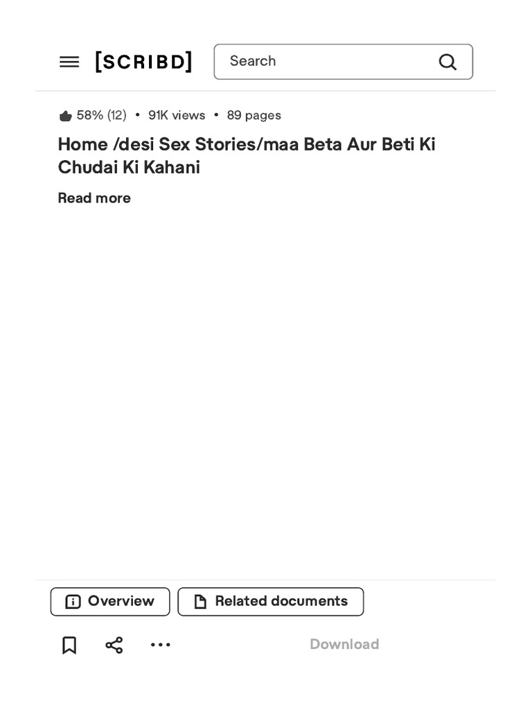Home - Desi Sex Stories - Maa Beta Aur Beti Ki Chudai Ki Kahani - P | PDF