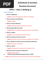 Grade 8 Settlement Project | PDF | Cognition