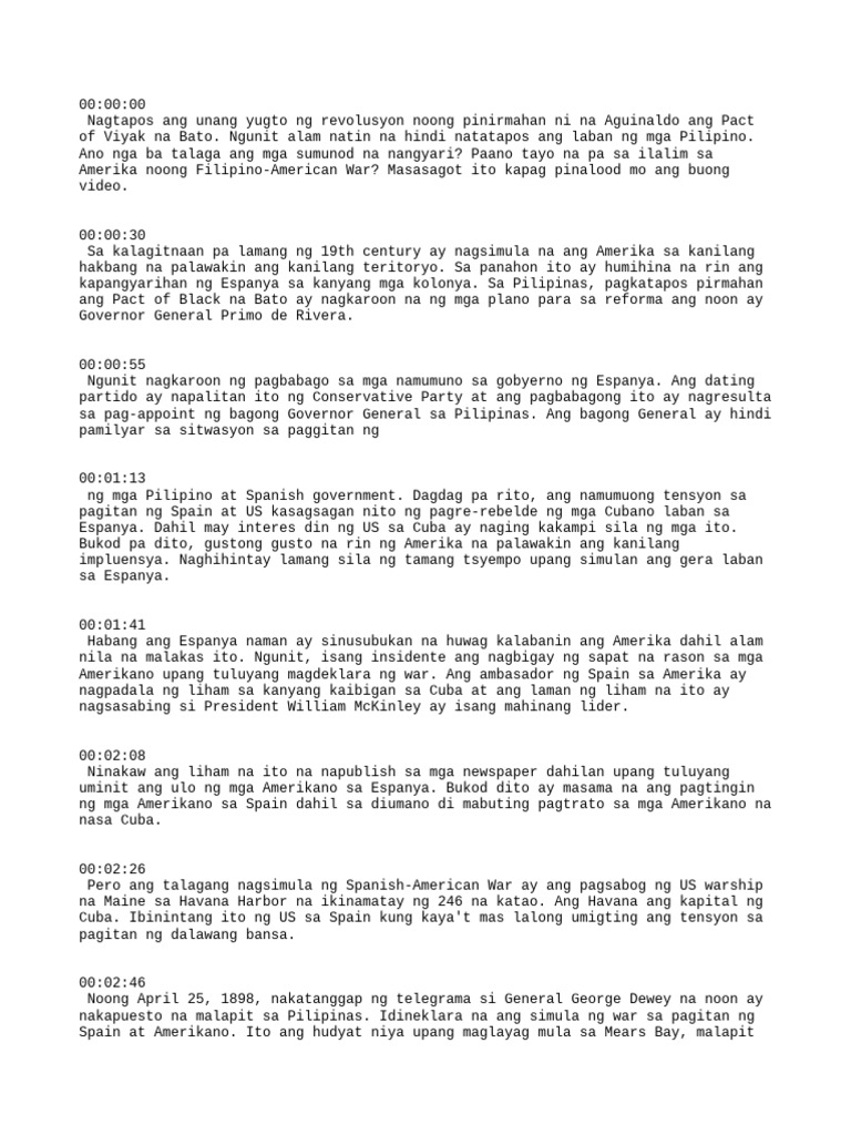 NoteGPT - Philippine American War (1899 - 1902) - Wars in The ...