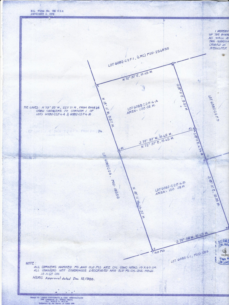 B) Subdivision Plan | PDF
