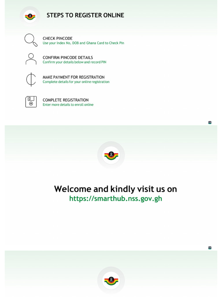New Nss Registration Steps | PDF