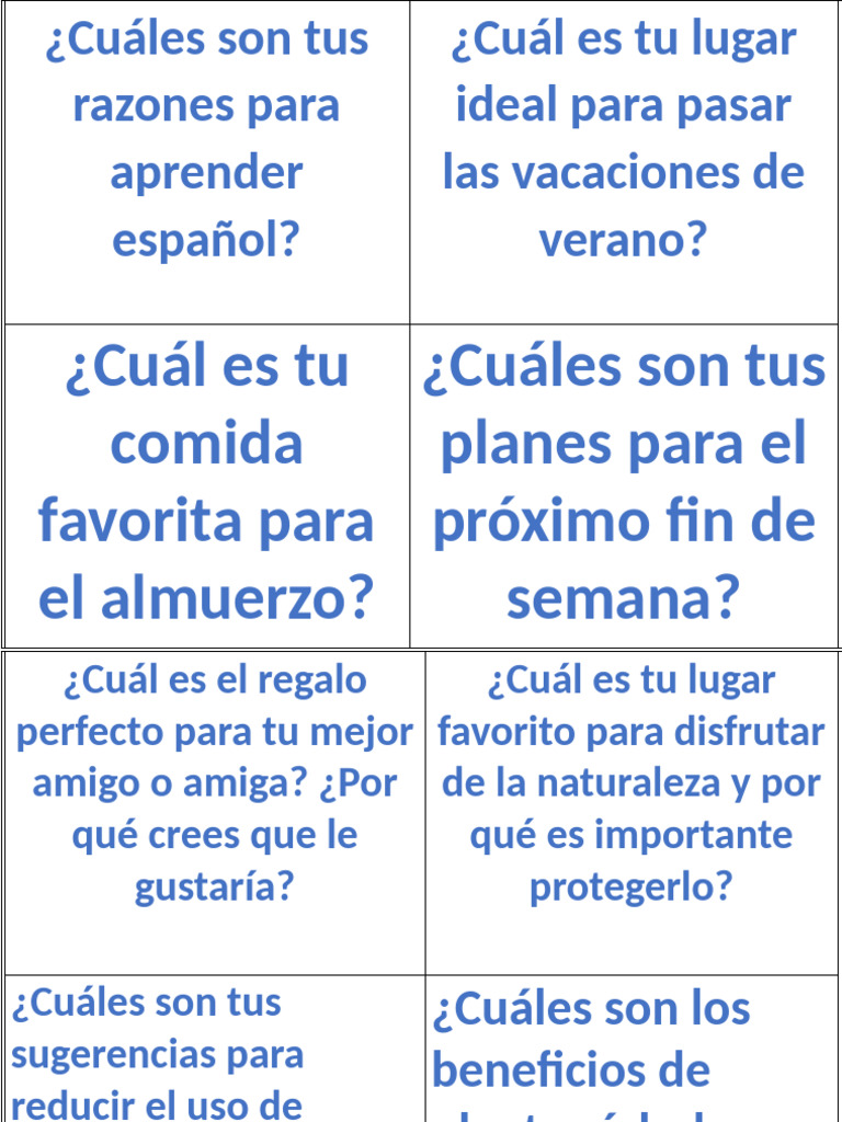 Tarjetas Ultima Tarea | PDF