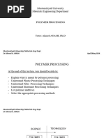 Introduction to Plastics and Molding Processes | PDF | Thermoplastic ...