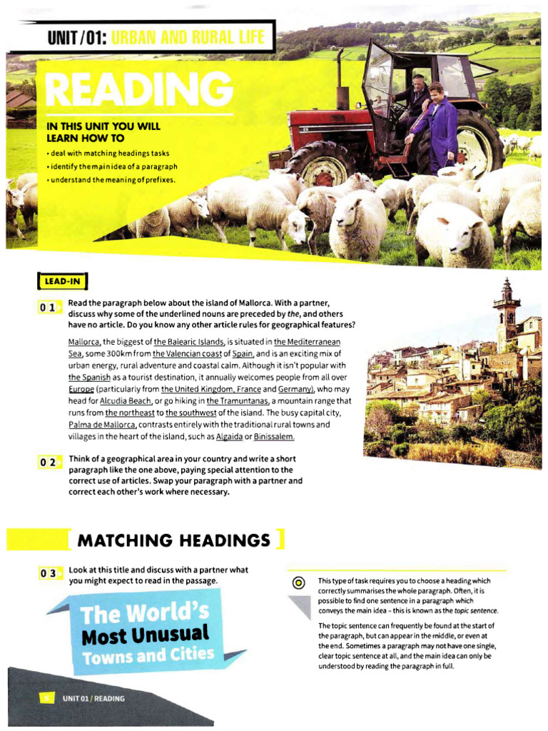 Reading Unit 1 | PDF