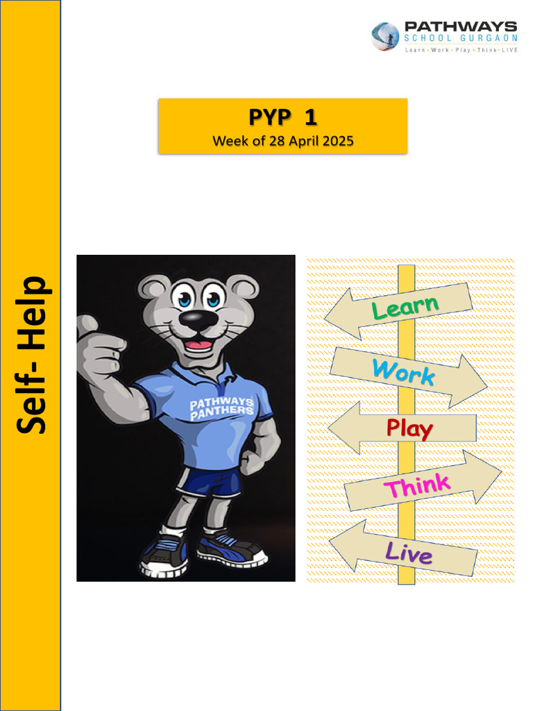 PYP 1 Self Help-Week of 28 April 2025 | PDF
