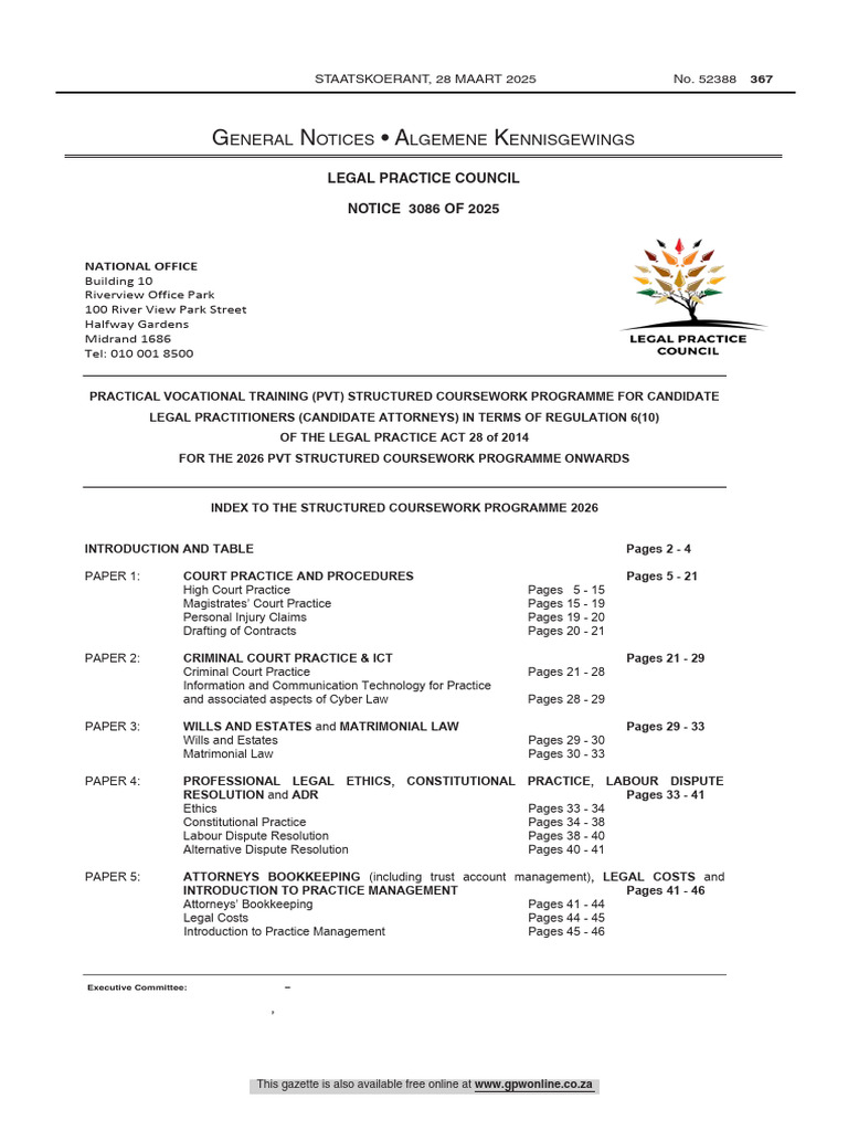 LPC Exam Syllabus for 2026 Onwards | PDF | Lawyer | Alternative Dispute ...