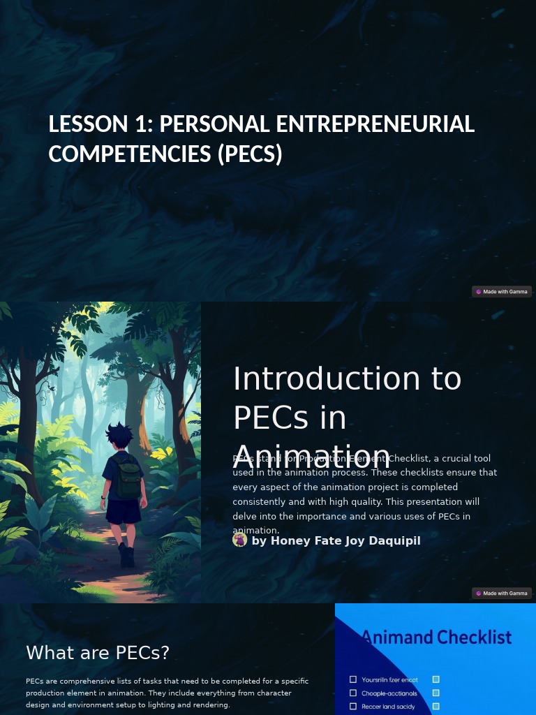 Introduction To PECs in Animation | PDF | Risk | Hazards