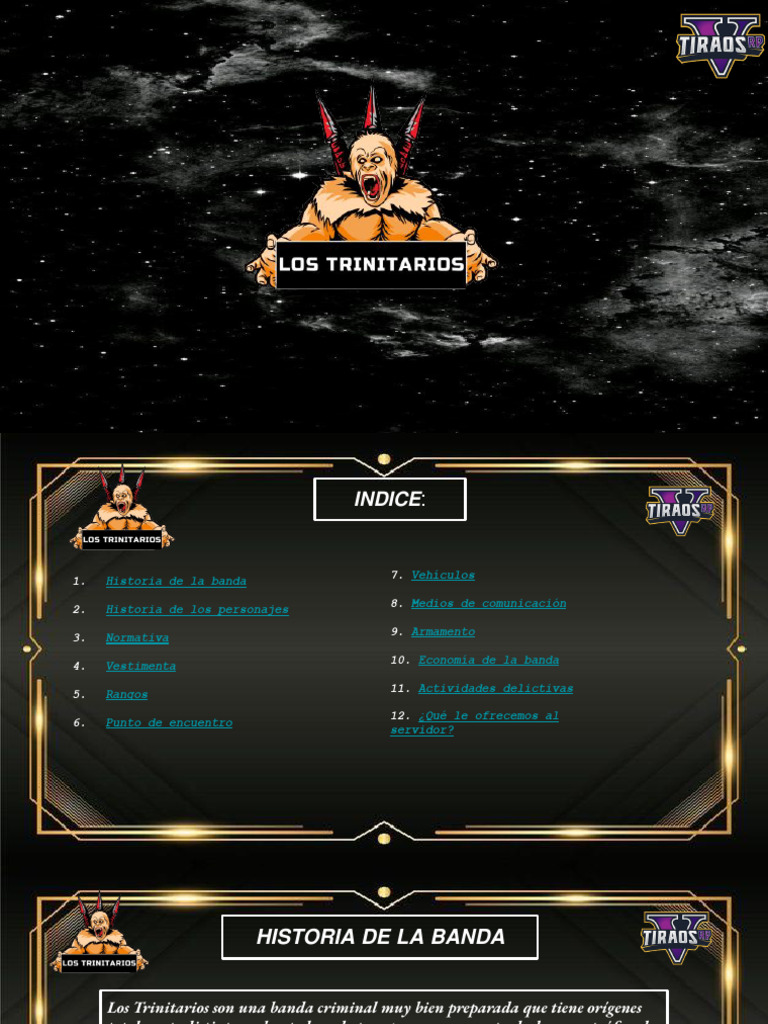 Historia y personajes de Los Trinitarios | PDF