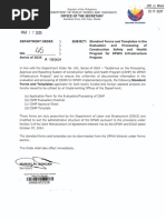 Checklist Sample DPWH | PDF | Occupational Safety And Health | Safety