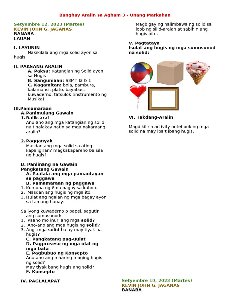 Week 2 - Science LP (Katangian NG Liquid) - q1 | PDF