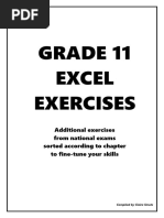 Grade 12 Practical Exercise Book | PDF | Microsoft Excel | Spreadsheet