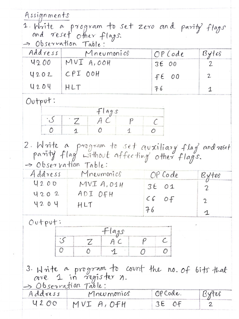 Microprocessor Lab 4 | PDF