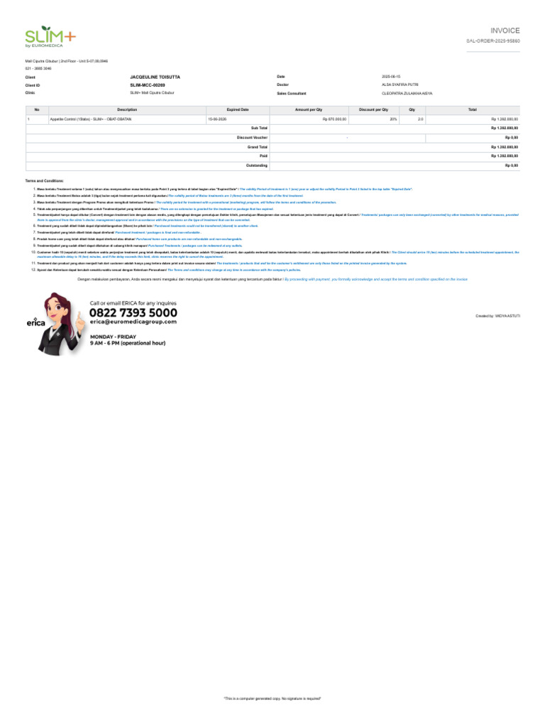 Invoice Treatment | PDF