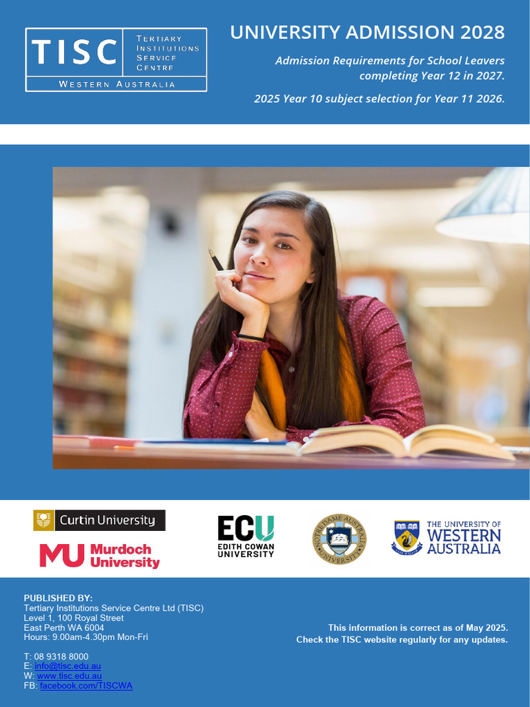 Tisc Uni Admission 2028 | PDF | University And College Admission ...