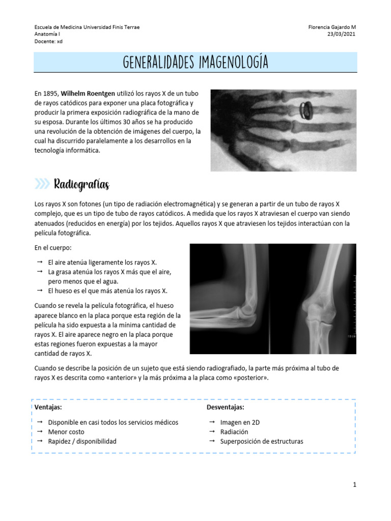 Imagenología FG | PDF | Ct Scan | Rayo X