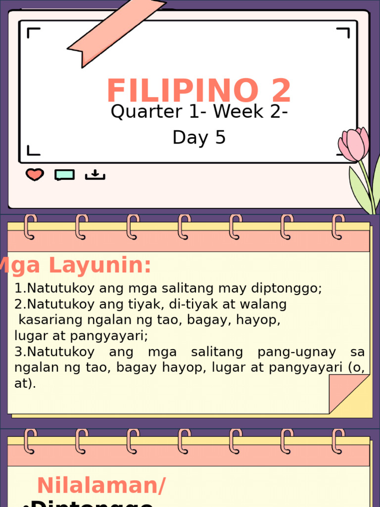 Filipino Q1 W2 Day5 | PDF