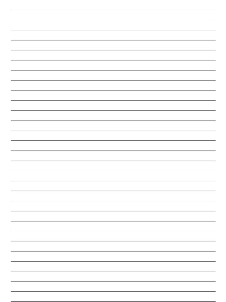 A4 Blank Line 26 | PDF