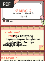 GMRC Q1 W1 | PDF