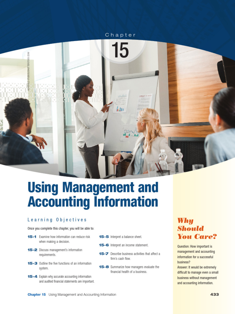 Chapter 15 - Using Management and Accounting Information | PDF ...