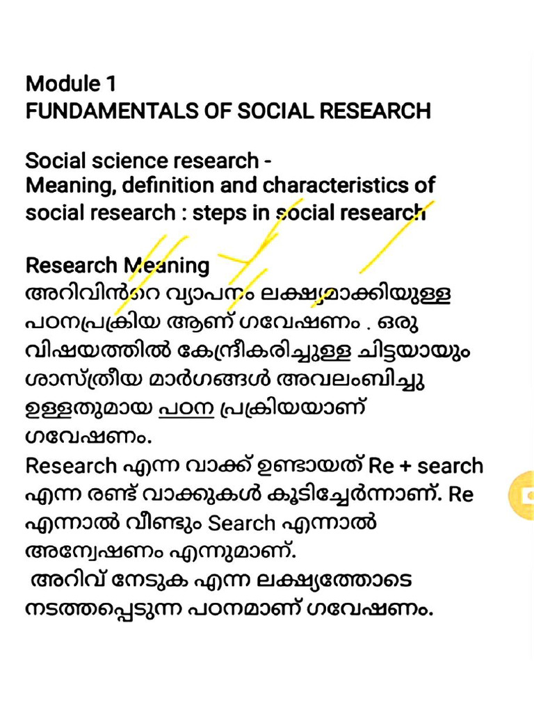 Research Methodology Points | PDF